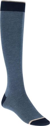 Boggi Milano Homme, Sous-v&ecirc;tements, Bleu, Taille: ONE Size Micro Striped Socks