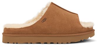UGG Womens Slippers Greenport Chestnut Sheepskin Leather Sandal