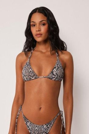 Calzedonia Triangel-bikinioberteil Classic Snake Aufdruck