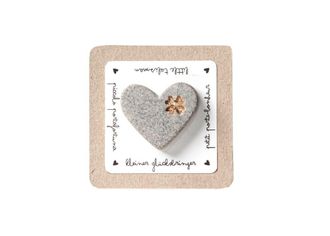 Good old Friends Terrazzo Herzmagnet Kleiner Gl&uuml;cksbringer