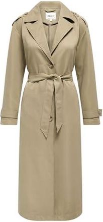 Only Femme Onlline X-long Trenchcoat Cc Otw Jacket, Humus, L EU