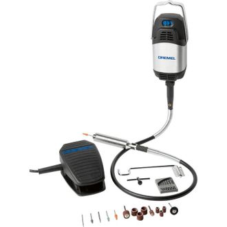 Bosch Dremel 9100 Fortiflex Heavy Duty Flexible Shaft - Spezial-Multi-Tool mit 300W Motor, flexiblem Schaft und Fu&szlig;pedal
