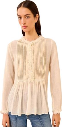 Ulla Johnson Femme, Blouses et Chemises, Blanc, Taille: 40 FR Blouse Adriel