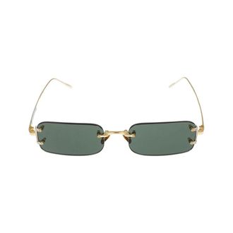 Linda Farrow unisex, Accessoires, Jaune, Taille: 53 MM Lunettes de Soleil Taylor C9 Or Jaune/Or Clair