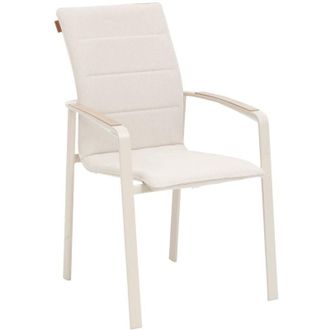 Hesperide Stapelbarer Gartensessel Diese lehm & elfenbein Aluminium und Texalin - Hesp&eacute;ride