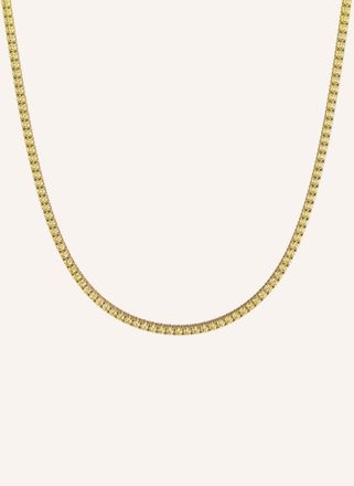 VEYNOU Veynou Tennishalskette Aus 18 Karat Gelbgold Und 13,50ct. Gelben Diamanten gold