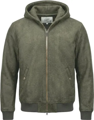 Bl'ker Blker - Veste Victory en laine bouillie - Homme - Vestes - Vert - Taille: L