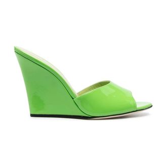 PARIS TEXAS Femme, Chaussures, Vert, Taille: 39 EU Sandales compensées