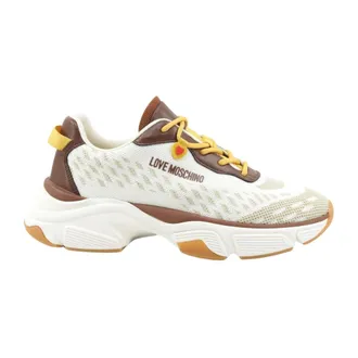 Love Moschino Femme, Chaussures, Blanc, Taille: 37 EU Baskets