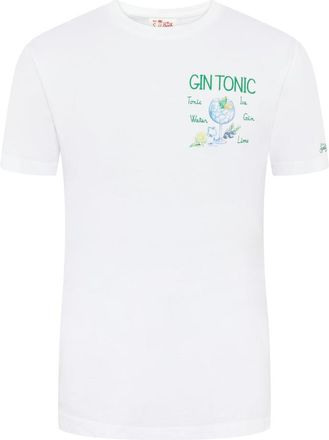 MC2 Saint Barth Leichtes T-Shirt mit Gin Tonic-Rezeptur in