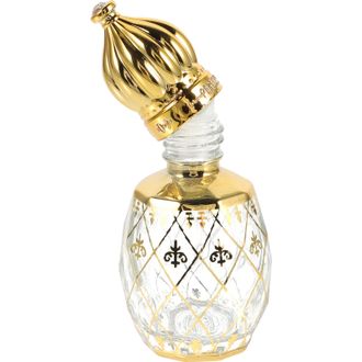 BESPORTBLE Nachf&uuml;llbare Parf&uuml;mflasche mit Rollkugel Mittelost Stil Leicht Tragbar Elegantes Design f&uuml;r Duft&ouml;le und &Auml;therische &Ouml;le Goldfarbener Deckel