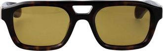 Alexander McQueen Am0505S Sonnenbrille - - Accessories - Herren - Braun - 52 MM