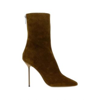 PARIS TEXAS Wildleder-Stiefelette - - Shoes - Damen - Gr&uuml;n - 39 EU