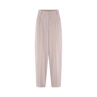 Riani Femme, Pantalons, Beige, Taille: 40 FR Pantalon Silhouette Arrondie