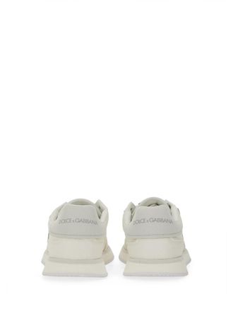 Dolce & Gabbana Cushioned Leather & Polyester Sneaker - Ivory