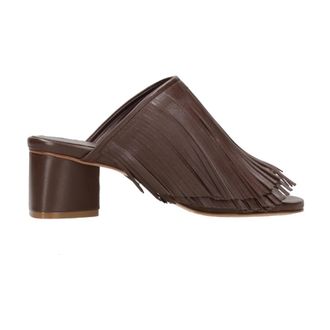 Vic Mati&eacute; Sandalen aus Leder mit Fransen - - Shoes - Damen - Braun - 38 1/2 EU