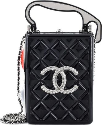 Chanel Traffic Light Minaudiere Resin with Metal and Crystals shoulder bag - Schwarz