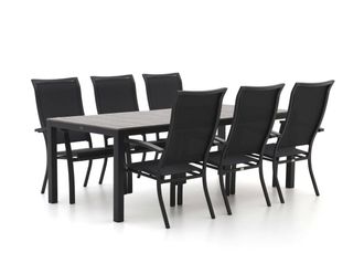 Bellagio la vita attrattiva + 15 % Kassenrabatt | Bellagio Lugo/Fidenza 220 cm Gartenm&ouml;bel-Set 7-teilig stapelbar
