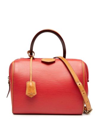 Louis Vuitton sac &agrave; bandouli&egrave;re Epi Doc BB (2014) - Rouge