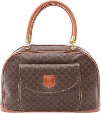 Celine Sac &agrave; main Pre-owned Macadam en toile enduite - Femme - Pre-owned - Brun - Taille: ONE Size