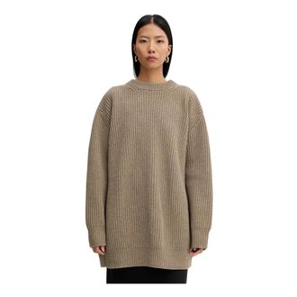 Maison Margiela Round-Neck Strickwaren - - Knitwear - Damen - Beige - M