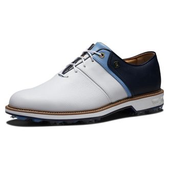 FootJoy Herren Premiere Series Packard Golfschuh, Wei&szlig;, Blau, Marineblau, 43 EU