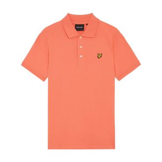 Lyle & Scott Homme, Tops, Orange, Taille: M Polo Uni