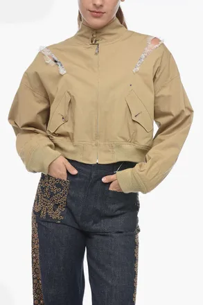 Undercover Bomber Bare Back aus Baumwolle mit Cut-out-Details Undercover