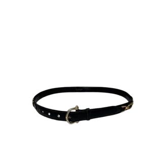 Celine Pre-owned Vintage Lederg&uuml;rtel - - Pre-owned - Damen - Schwarzk - ONE SIZE