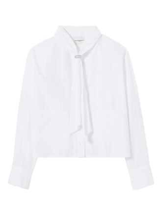 Claudie Pierlot chemise &agrave; d&eacute;tail de noeud - Blanc