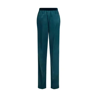 Tom Ford Womens Blue Silk Casual Pants
