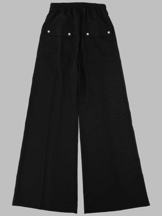 Rick Owens Wide-Leg Cotton Trousers - Black