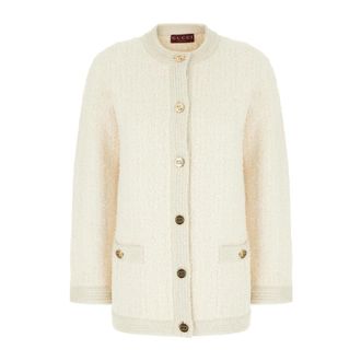 Gucci Cardigans - - Knitwear - Damen - Wei&szlig; - M
