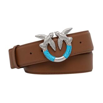 Pinko Ppy2-Pad03L Lederg&uuml;rtel - - Accessories - Damen - Braun - XS
