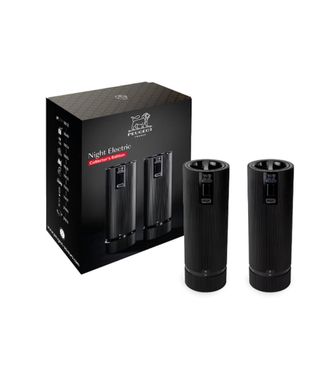 Peugeot Set Line uSelect 15 cm (Elektrische Pfefferm&uuml;hle + Salzm&uuml;hle) - Wiederaufladbar - 6 Mahlgrade - Zirlion-Mahlwerk f&uuml;r pulverfeines Salz - Aus Edelstahl