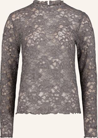 Cartoon Cartoon Longsleeve Aus Spitze grau