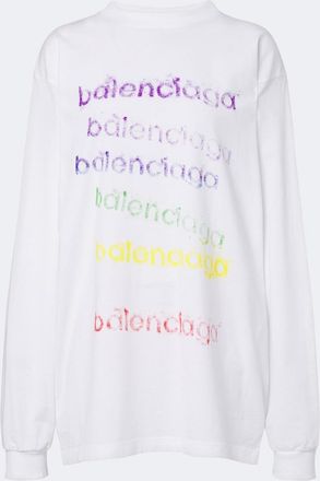 Balenciaga T-Shirt aus Baumwoll-Jersey