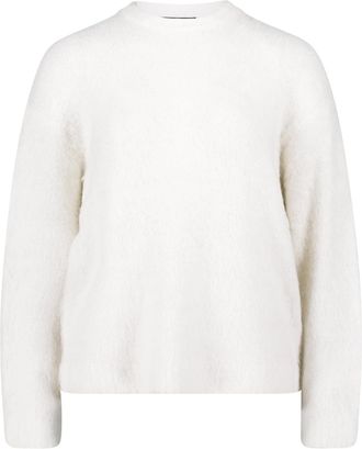 Zero Damen Strickpullover mit Flaum M, Eggnog