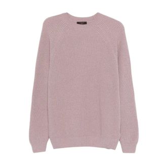 Zanone Homme, Pulls, Rose, Taille: L Roundneck Cashmere