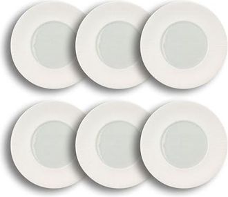 Ogo Living Lot 6 assiettes plates urus 31cm en porcelaine bleu et blanc - 2614720