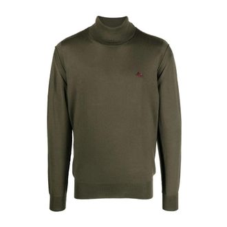 Etro Woll-Rollkragenpullover - - Knitwear - Herren - Gr&uuml;n - M