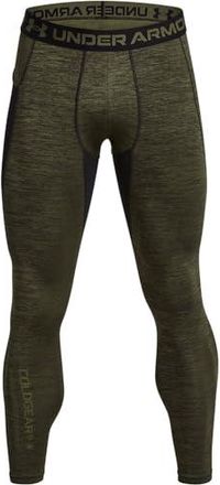 Under Armour ColdGear Twist Leggings, 390 Vert, S Homme