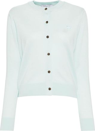 Maison Kitsuné Baby Fox Cardigan - Blau