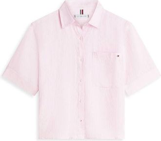 Tommy Hilfiger Damen Bluse aus Leinen