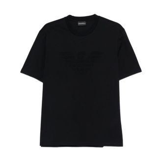 Emporio Armani Homme, Tops, Bleu, Taille: XL T-Chemises