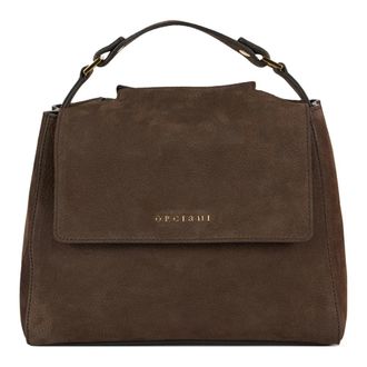 Orciani Petit sac &agrave; main Sveva Nabucco - Femme - Sacs - Brun - Taille: ONE Size