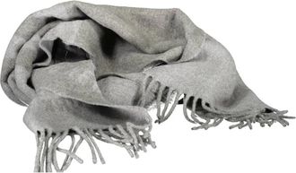 Ralph Lauren Homme, Accessoires, Gris, Taille: ONE Size Contrast-detail Scarf