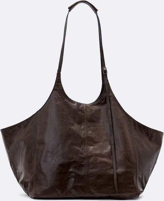 AllSaints Siloh sac cabas overspill rouge cerise fonc&eacute;