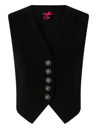 Pinko veston &agrave; boutonni&egrave;re - Noir