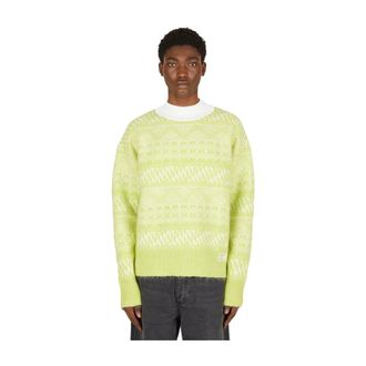 Eytys Rundhals-Strickwege - - Knitwear - Herren - Gr&uuml;n - XS/S